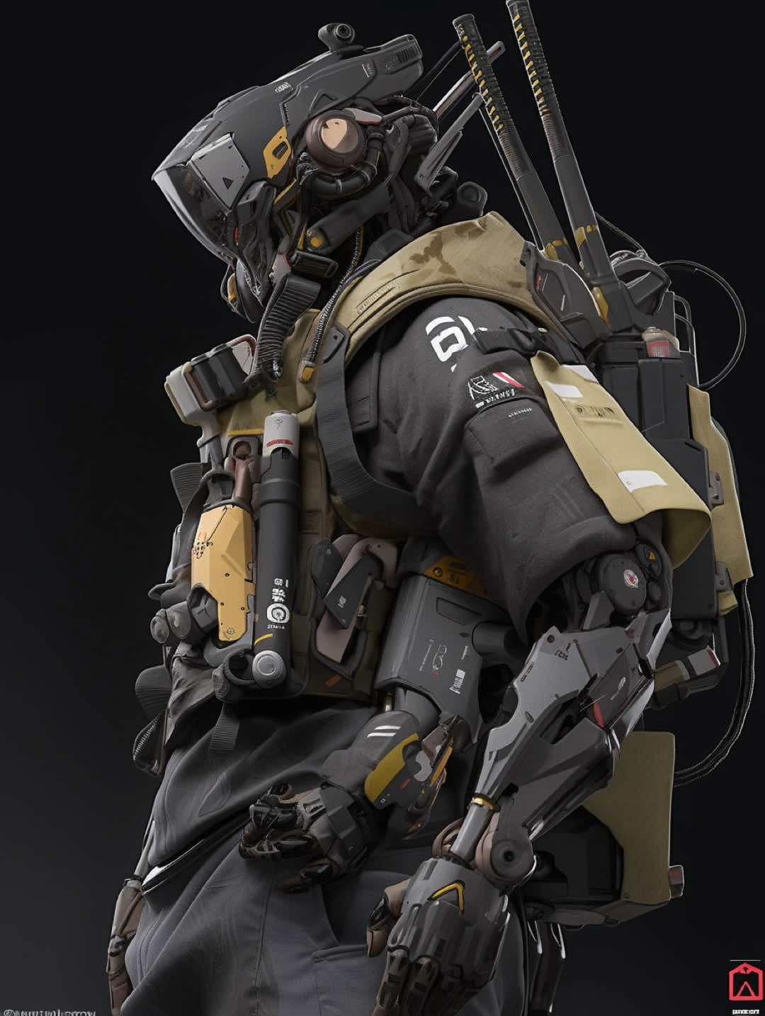 Cyberpunk character explorations – Whispers & Giants