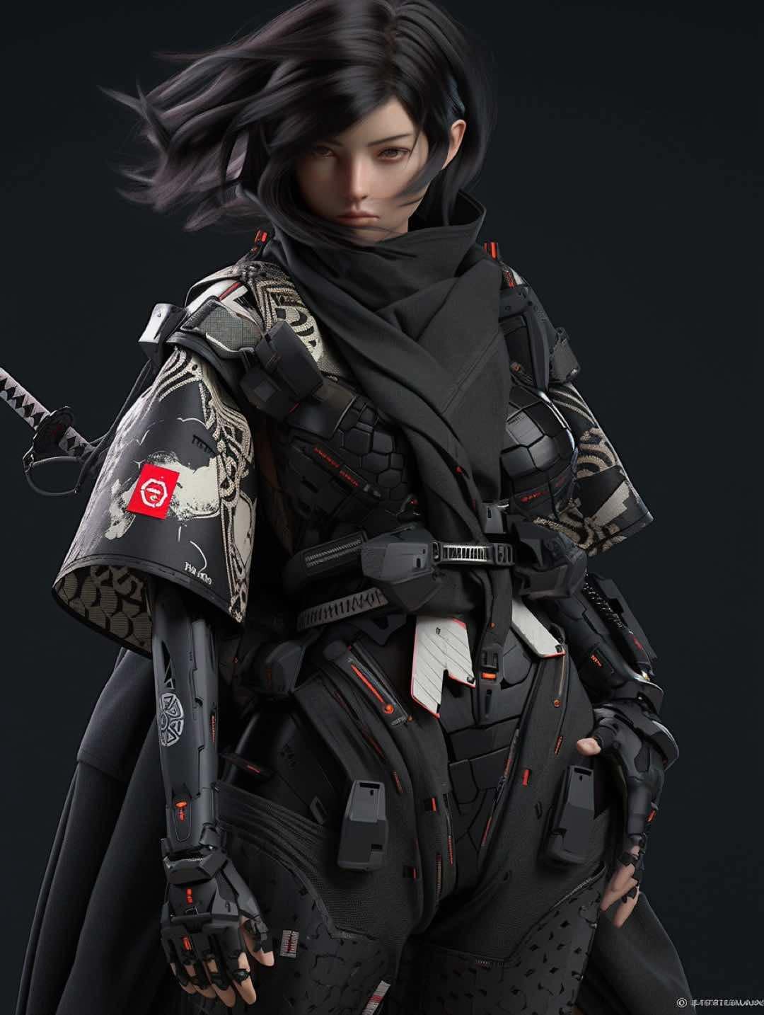 Cyberpunk character explorations – Whispers & Giants