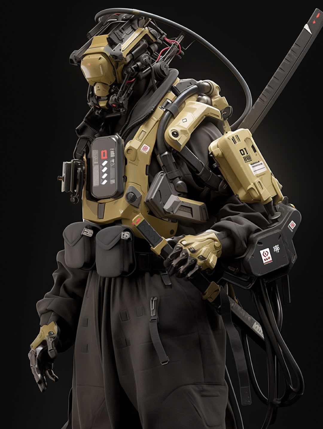 Cyberpunk character explorations – Whispers & Giants