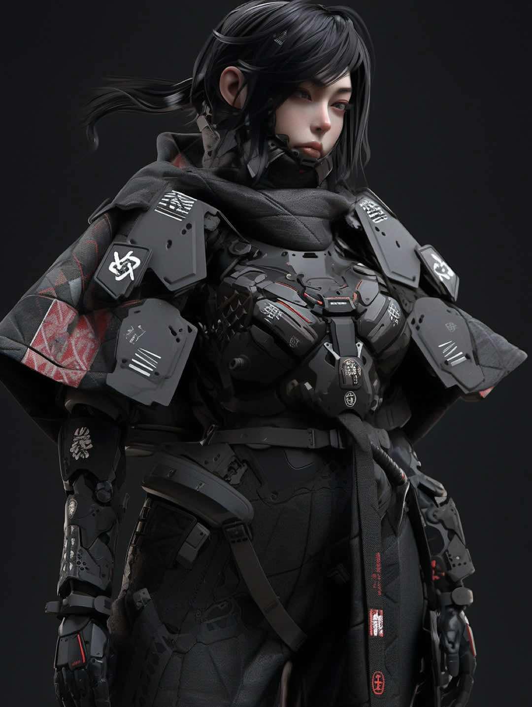 Cyberpunk character explorations – Whispers & Giants