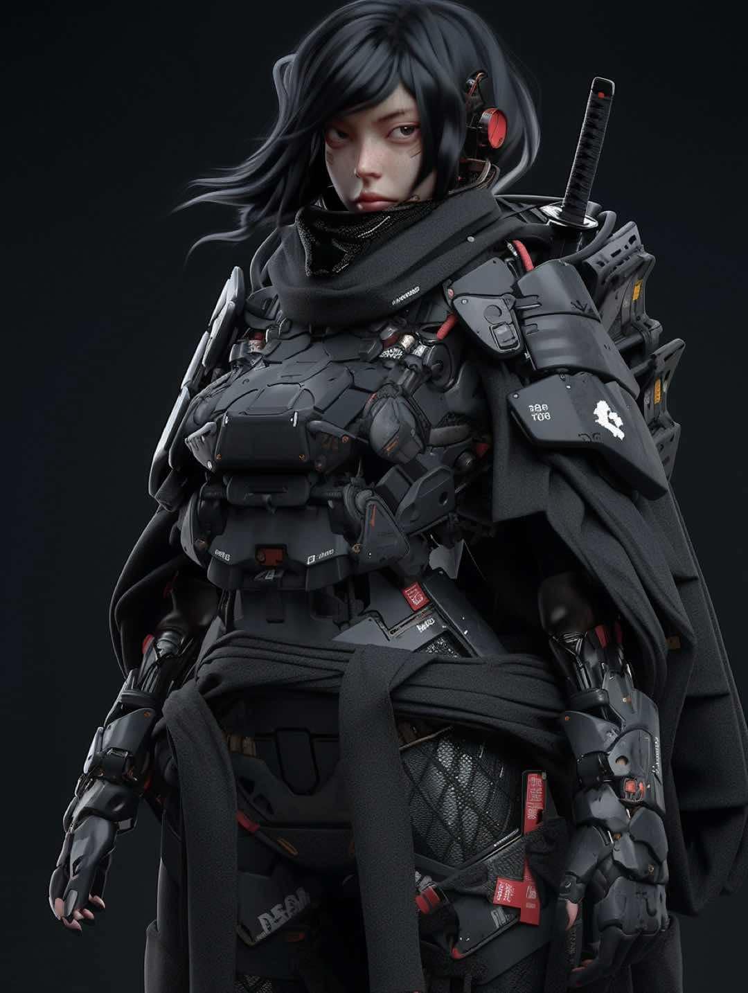 Cyberpunk character explorations – Whispers & Giants