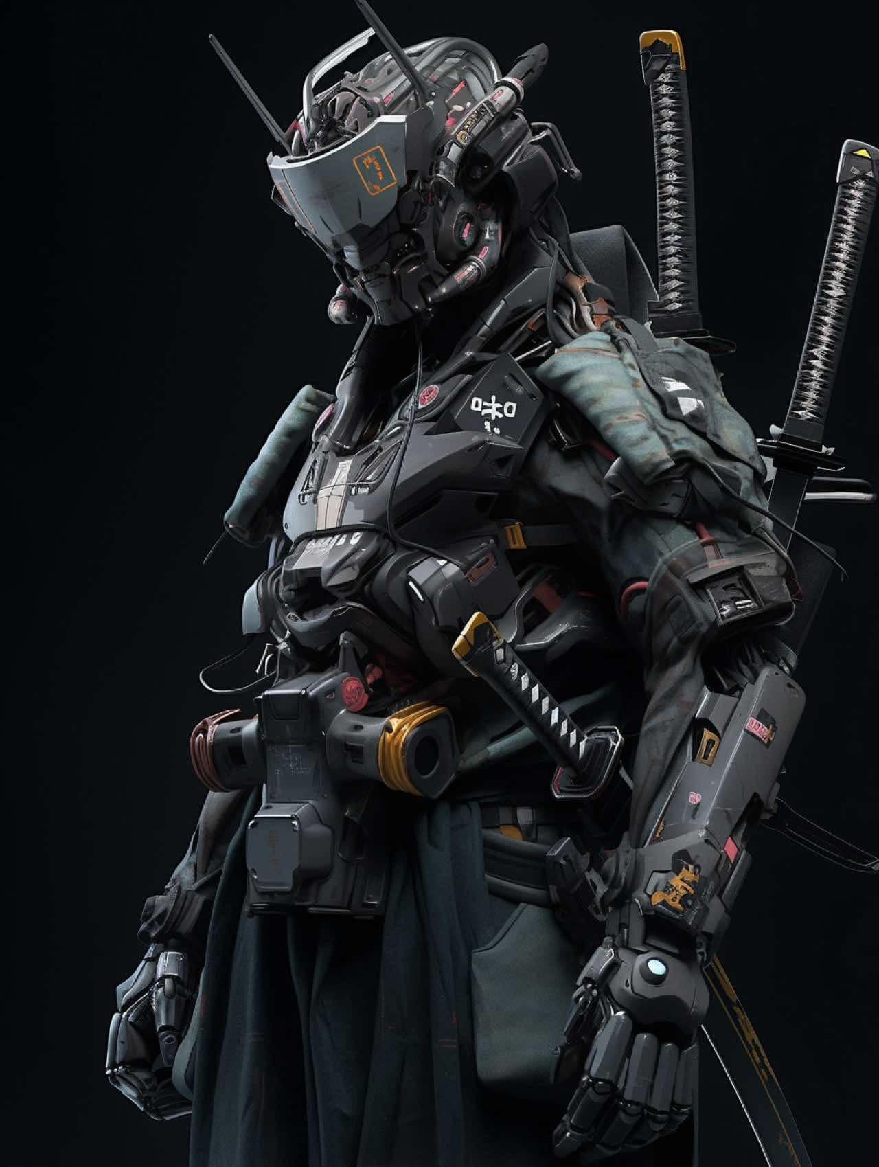 Cyberpunk character explorations – Whispers & Giants